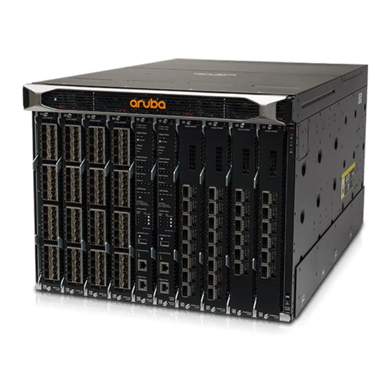ARUBA 8400 SERIES SWITCH INSTALLATION AND GETTING STARTED MANUAL ...