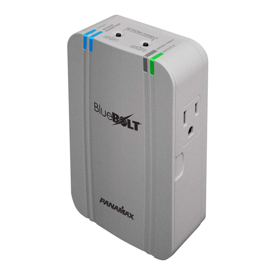 PANAMAX BLUEBOLT MD2-ZB SURGE PROTECTOR INSTALLATION INSTRUCTIONS ...