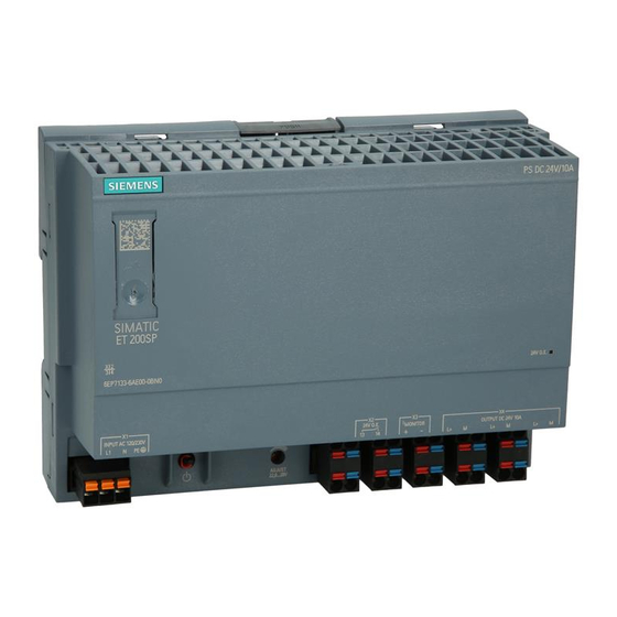 SIEMENS SIMATIC ET200SP PS 6EP7133-6AB00-0BN0 24 V/5 A POWER SUPPLY ...