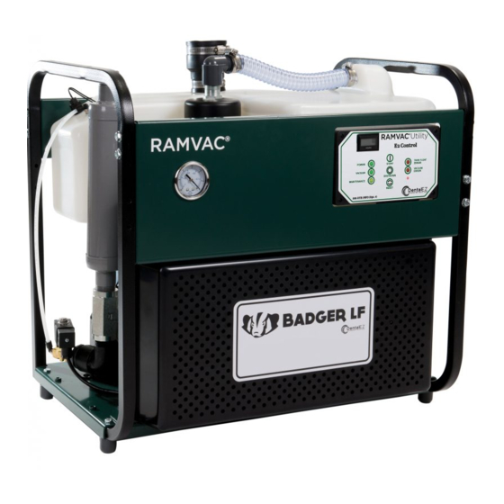 RAMVAC BADGER LF VACUUM CLEANER USER MANUAL | ManualsLib