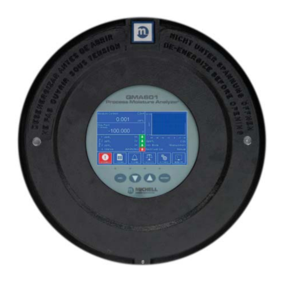 MICHELL INSTRUMENTS QMA601 USER MANUAL Pdf Download | ManualsLib