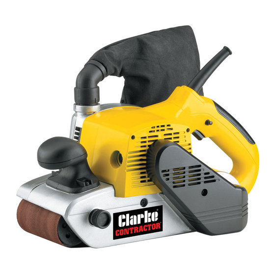 CLARKE CONTRACTOR CBS2 SANDER OPERATING & MAINTENANCE INSTRUCTIONS ...