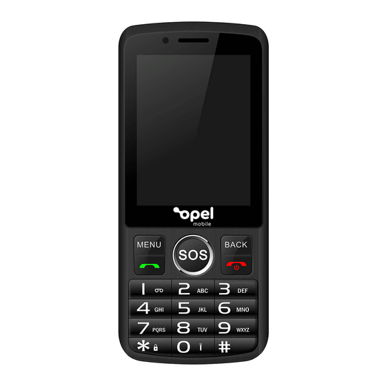 OPEL MOBILE SMARTBIGBUTTON CELL PHONE OPERATOR'S MANUAL | ManualsLib