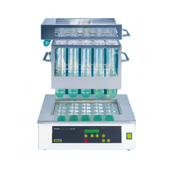 BUCHI K-437 OPERATION MANUAL Pdf Download | ManualsLib