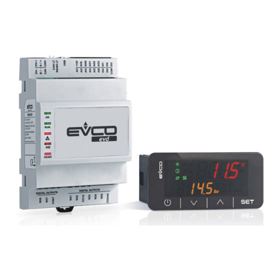 EVCO EVD HP CONTROLLER INSTALLER MANUAL | ManualsLib