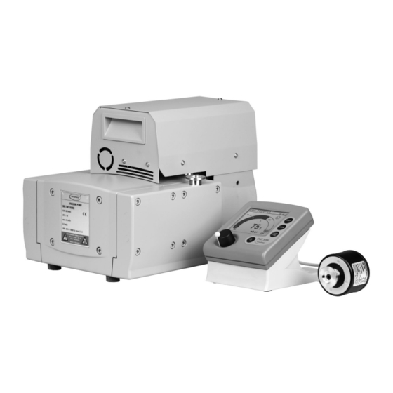 VACUUBRAND MD 4 NT VARIO WATER PUMP INSTRUCTIONS FOR USE MANUAL ...