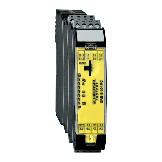 SCHMERSAL SRB-E-301MC OPERATING INSTRUCTIONS MANUAL Pdf Download ...