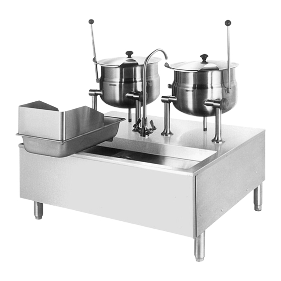CLEVELAND KDT-1 -T KETTLE INSTALLATION, OPERATION & SERVICE MANUAL ...