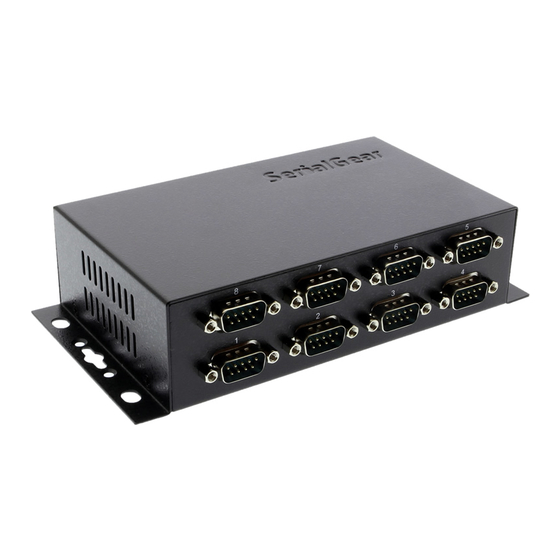 COOLGEAR USBG-8COM-M ADAPTER PRODUCT MANUAL | ManualsLib