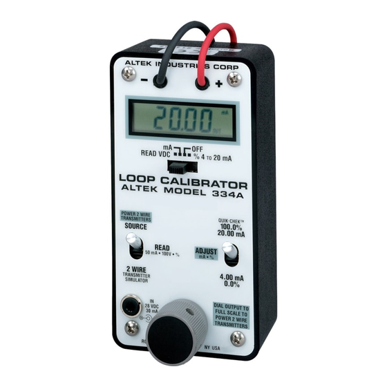 ALTEK 334A MANUAL Pdf Download | ManualsLib