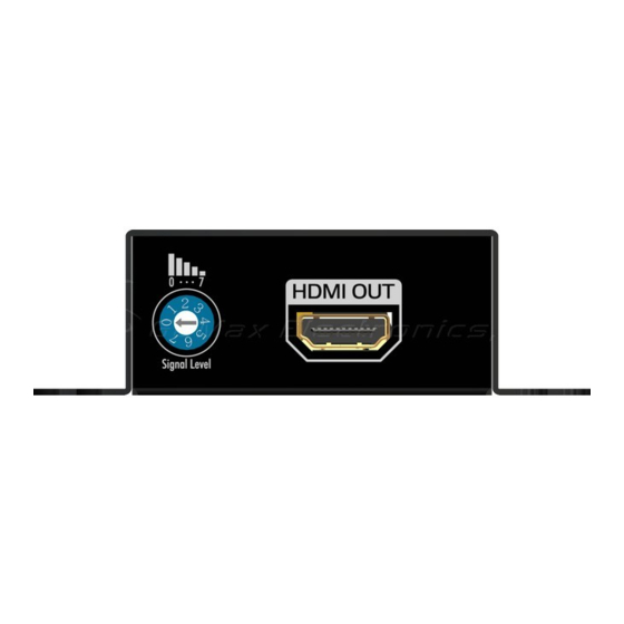 GOMAX ELECTRONICS CV-57H EXTENDER USER MANUAL | ManualsLib