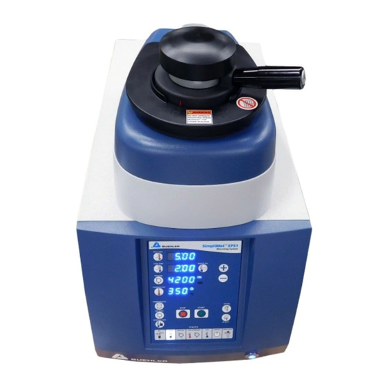 BUEHLER SIMPLIMET XPS1 INSTRUCTIONS MANUAL Pdf Download | ManualsLib