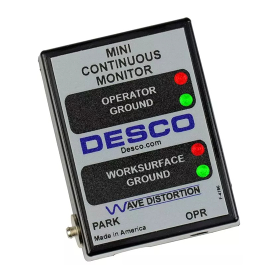 DESCO 19258 INSTALLATION, OPERATION AND MAINTENANCE MANUAL Pdf Download ...