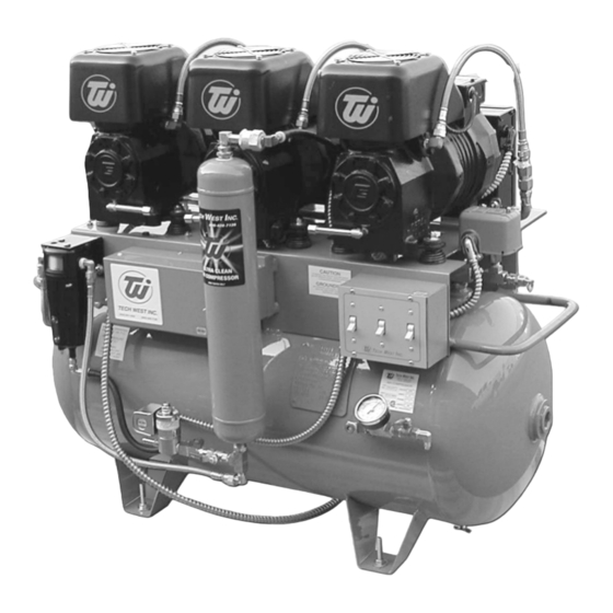 TECH WEST ACL2S2 AIR COMPRESSOR INSTALLATION AND SERVICE MANUAL ...