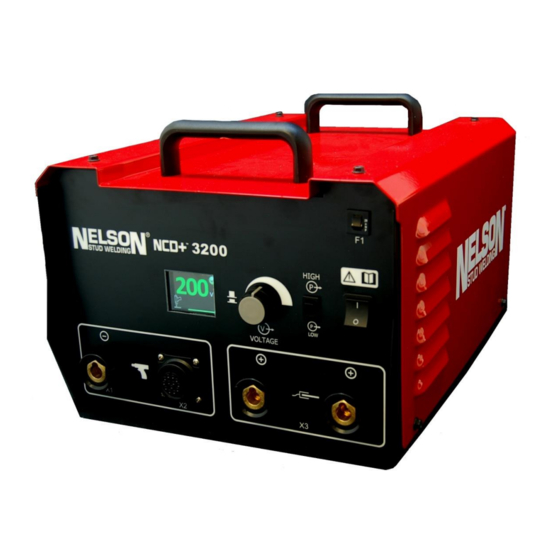 NELSON NCD+ 3200 WELDING SYSTEM OPERATION MANUAL | ManualsLib