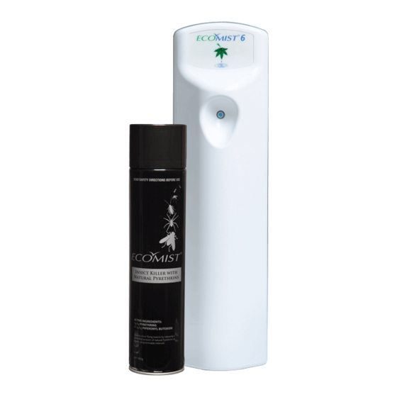 ECOMIST E6 DISPENSER INSTRUCTION BOOKLET | ManualsLib