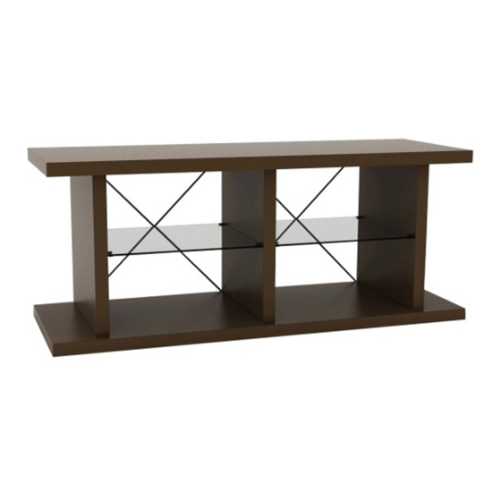 ATLANTIC SOLO TV STAND INDOOR FURNISHING ASSEMBLY INSTRUCTIONS MANUAL ...