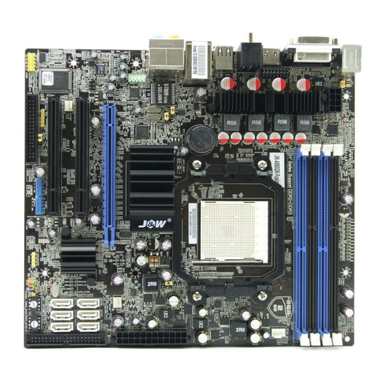 J&W JW-A780LM-D3 MOTHERBOARD USER MANUAL | ManualsLib