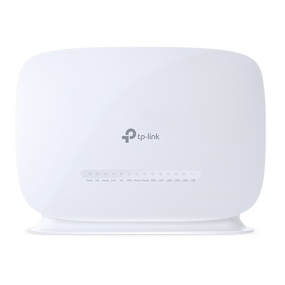 TP-LINK VR1600V GATEWAY QUICK SETUP MANUAL | ManualsLib