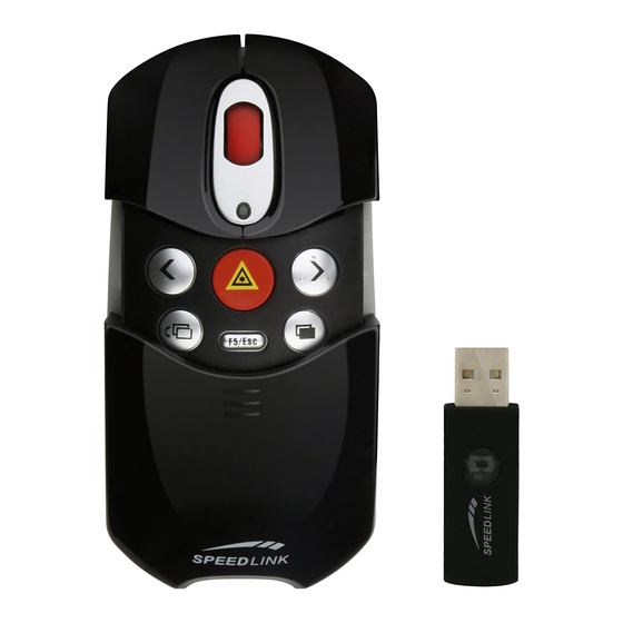 SPEEDLINK SL-6391-SBK MOUSE INSTRUCTION MANUAL | ManualsLib