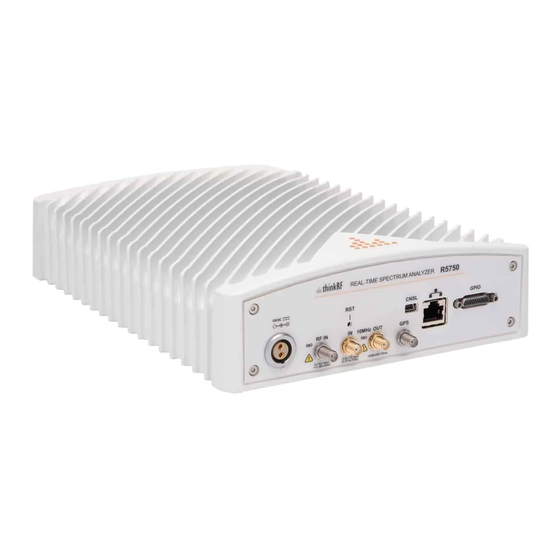 THINKRF R5750 USER MANUAL Pdf Download | ManualsLib