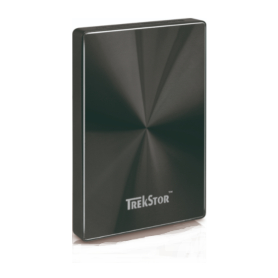 TREKSTOR DATASTATION MICRODISK Q.U OPERATING INSTRUCTIONS MANUAL Pdf ...
