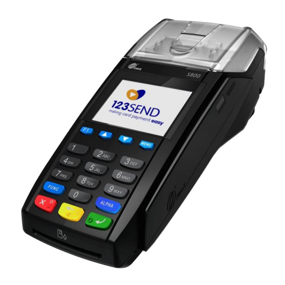 PAX S800 USER MANUAL Pdf Download | ManualsLib