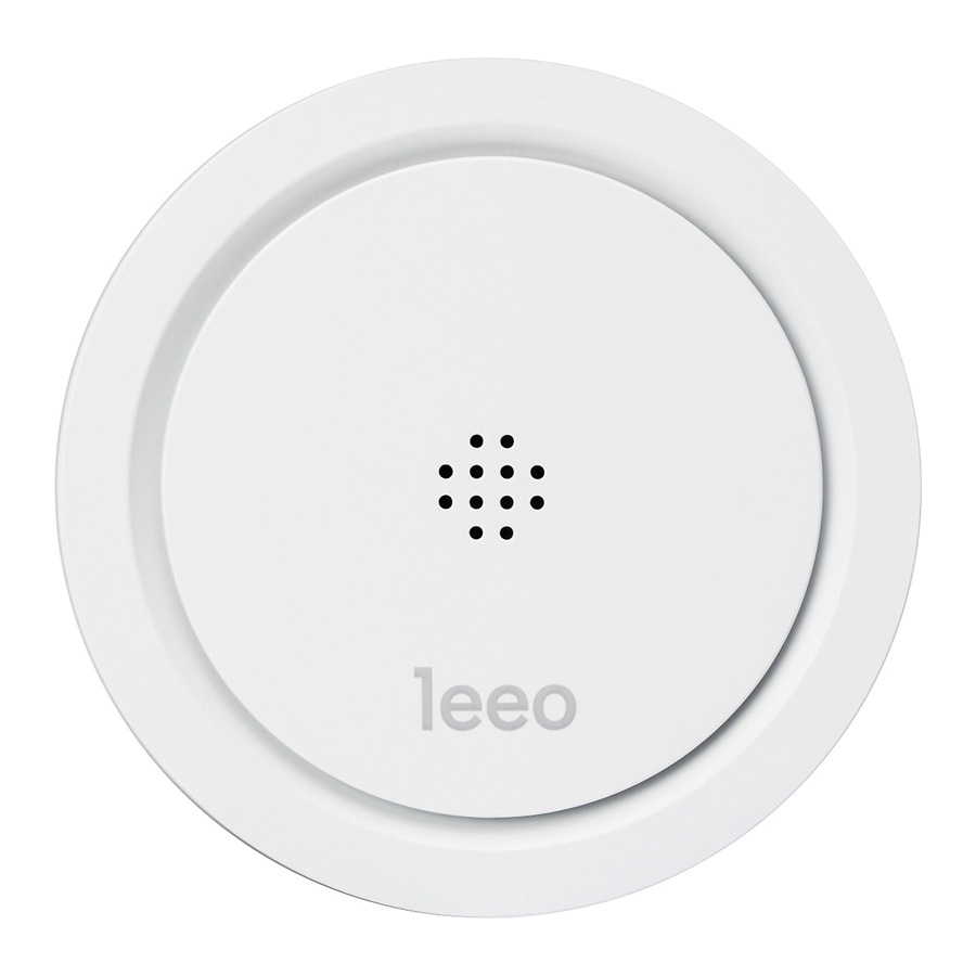 LEEO SMART ALERT SECURITY SENSOR QUICK START MANUAL | ManualsLib