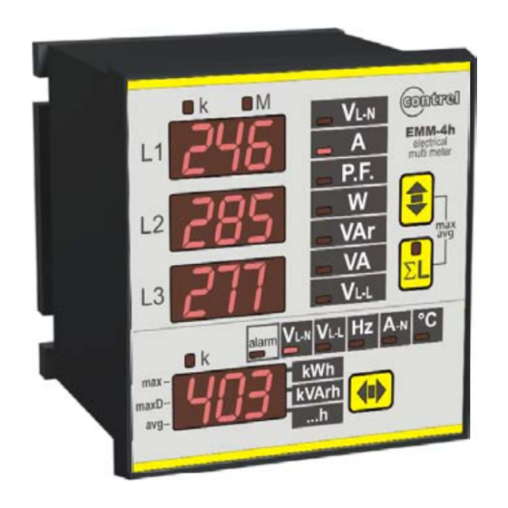 CONTREL EMM-4H INSTRUCTION MANUAL Pdf Download | ManualsLib