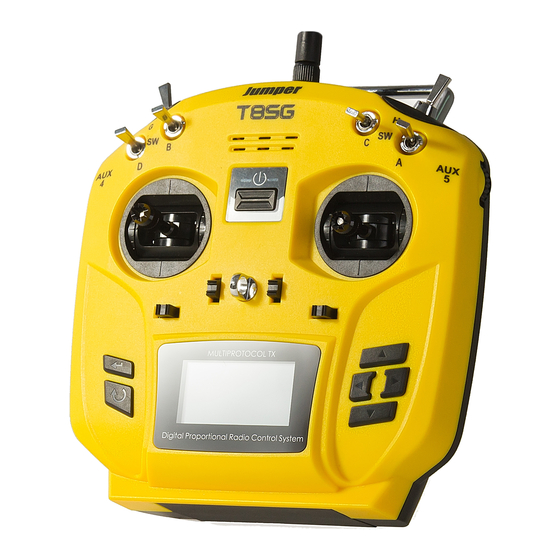 JUMPER T8SG LITE REMOTE CONTROL QUICK START MANUAL | ManualsLib