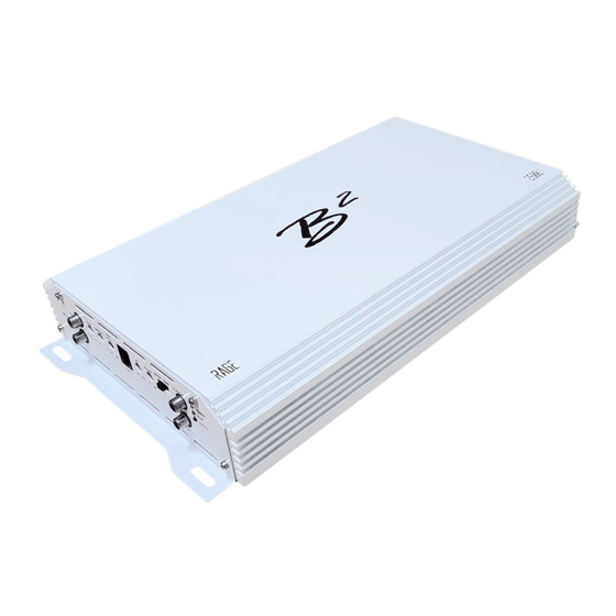 B2 AUDIO RAGE SERIES AMPLIFIER MANUAL | ManualsLib
