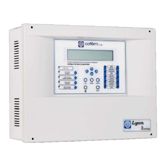 COFEM LYON CONTROL PANEL MANUAL | ManualsLib
