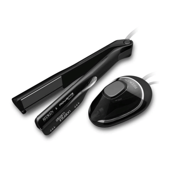ROWENTA STEAM INFUSION STYLING IRON MANUAL | ManualsLib