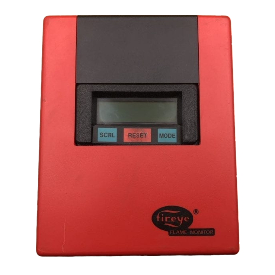 FIREYE FLAME-MONITOR E110 CONTROLLER MANUAL | ManualsLib
