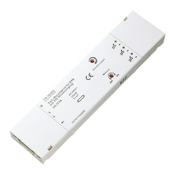 JUNG 240-10 EB CONTROLLER OPERATION MANUAL | ManualsLib