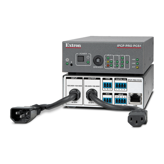 EXTRON ELECTRONICS IPCP PRO PCS1 SETUP MANUAL Pdf Download | ManualsLib