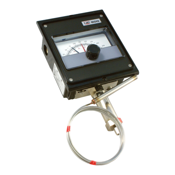 UE 800 SERIES TEMPERATURE CONTROLLER INSTALLATION AND MAINTENANCE ...