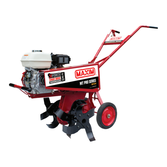 MAXIM MT PRO SERIES TILLER OWNER'S MANUAL | ManualsLib