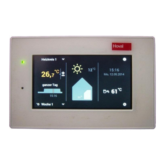 HOVAL TOPTRONIC E CONTROLLER INSTRUCTIONS MANUAL | ManualsLib
