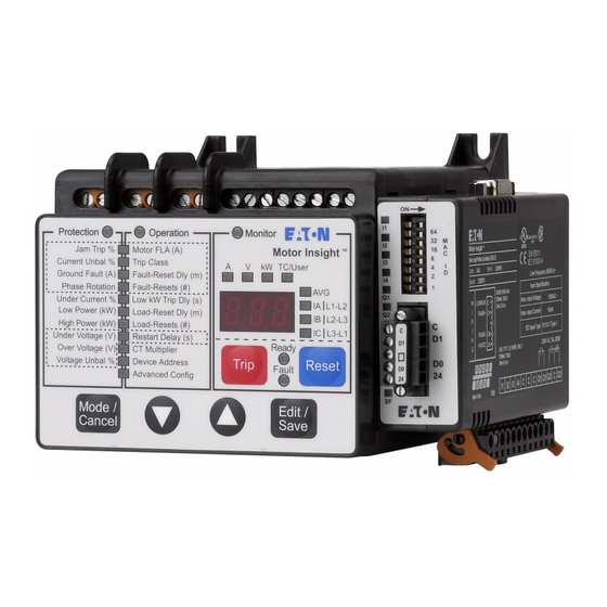 EATON MOTOR INSIGHT C441 RELAY PRODUCT INSTALLATION LEAFLET | ManualsLib