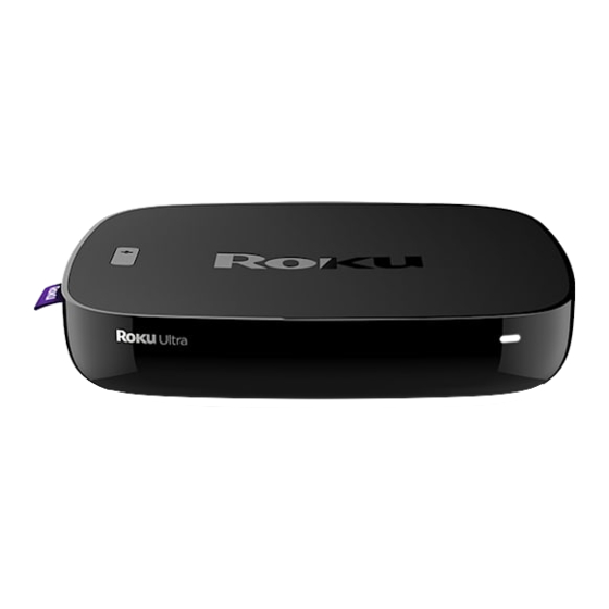 ROKU ULTRA TV RECEIVER QUICK START MANUAL | ManualsLib