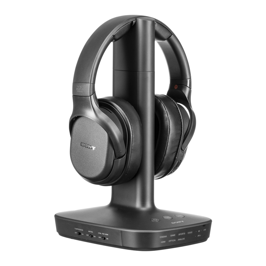 SONY WH-L600 WIRELESS HEADPHONES HELP MANUAL | ManualsLib