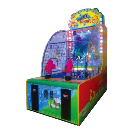 UNIS DUCKY SPLASH ARCADE GAME MACHINE OPERATION MANUAL | ManualsLib
