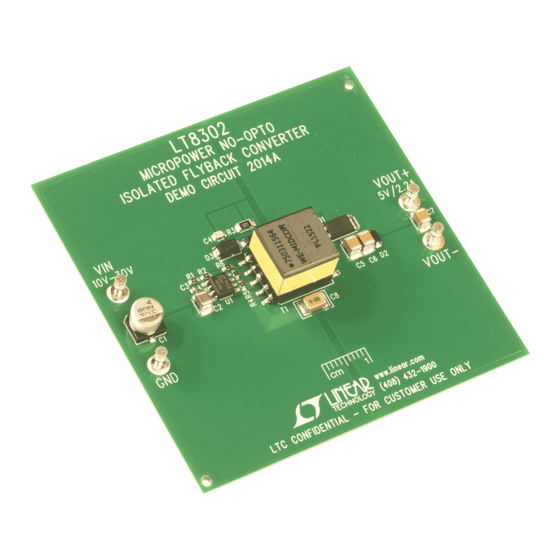 LINEAR TECHNOLOGY LT8302 MEDIA CONVERTER OPERATION | ManualsLib
