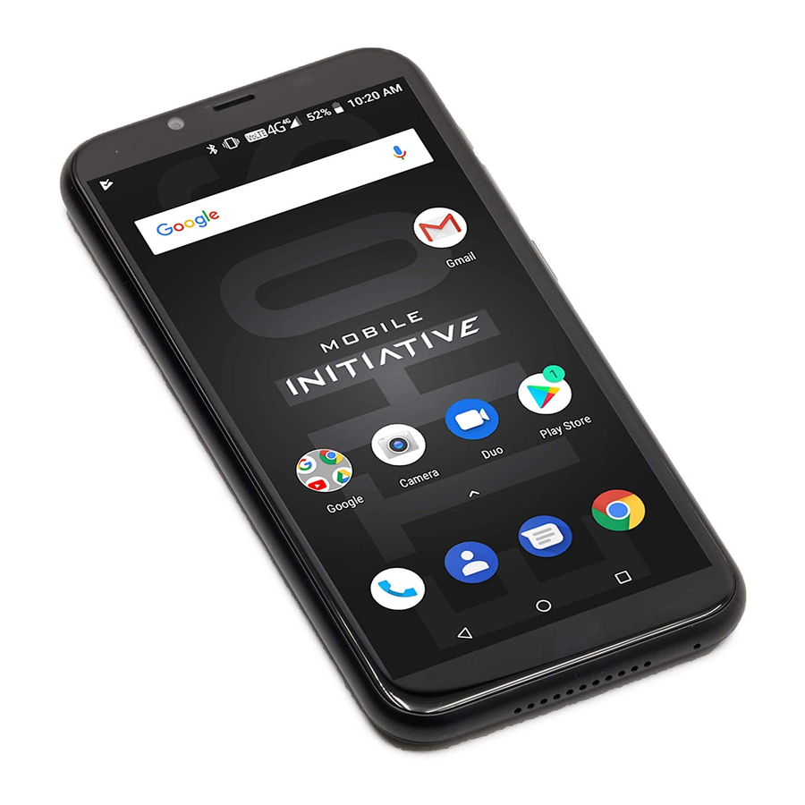 MOBILE INITIATIVE ETHOS CELL PHONE QUICK START MANUAL | ManualsLib