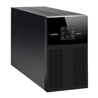 TECNOWARE UPS EVO DSP PLUS 1.0 MM UPS USER MANUAL | ManualsLib
