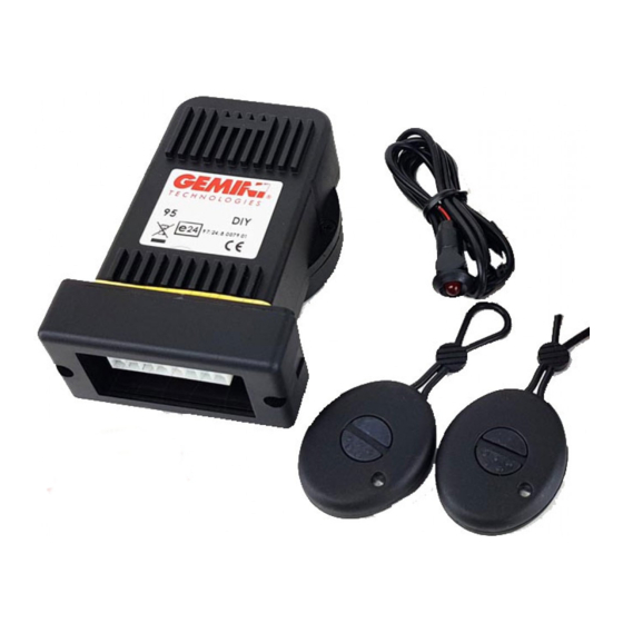 GEMINI 953N SECURITY SYSTEM USER'S AND INSTALLER'S MANUAL | ManualsLib