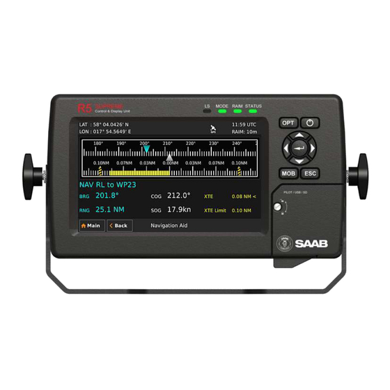 SAAB R5 SUPREME MKII CAR NAVIGATION SYSTEM OPERATION & INSTALLATION ...