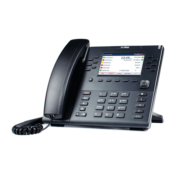 MITEL 6869I IP PHONE QUICK REFERENCE MANUAL | ManualsLib