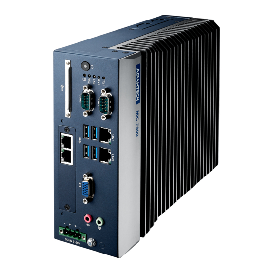 ADVANTECH MIC-7900 DESKTOP USER MANUAL | ManualsLib